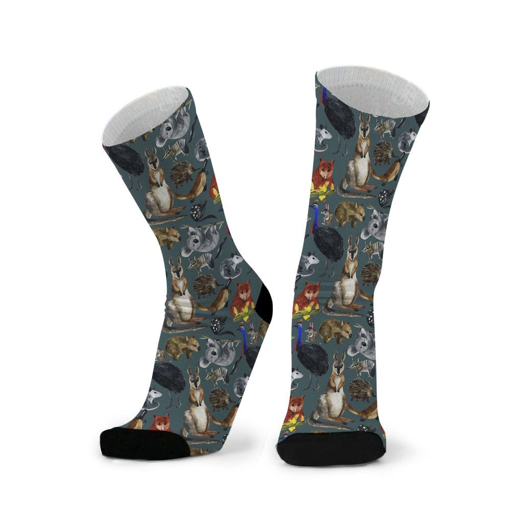 RFM19011 Red Fox Sox Oz Fur and Feathers Socks – Hidden Valley Clothing